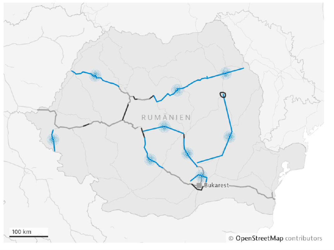 Motorway construction speed up in Romania - MOBA Mobile Automation Europe